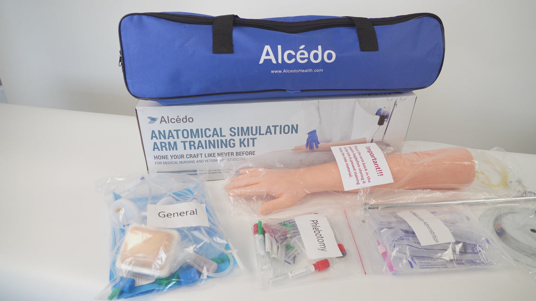 Alcedo IV & Phlebotomy Simulation Practice Arm Light Color – Alcedo Health